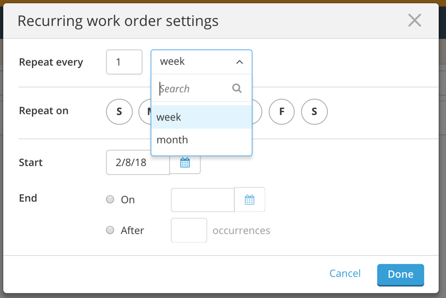 How to Create Recurring Work Orders